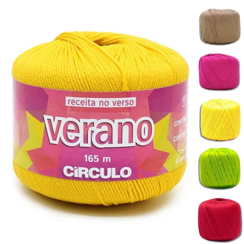 Fio Linha Verano Círculo para Biquini - 165m 100% Poliamida | Shopee Brasil