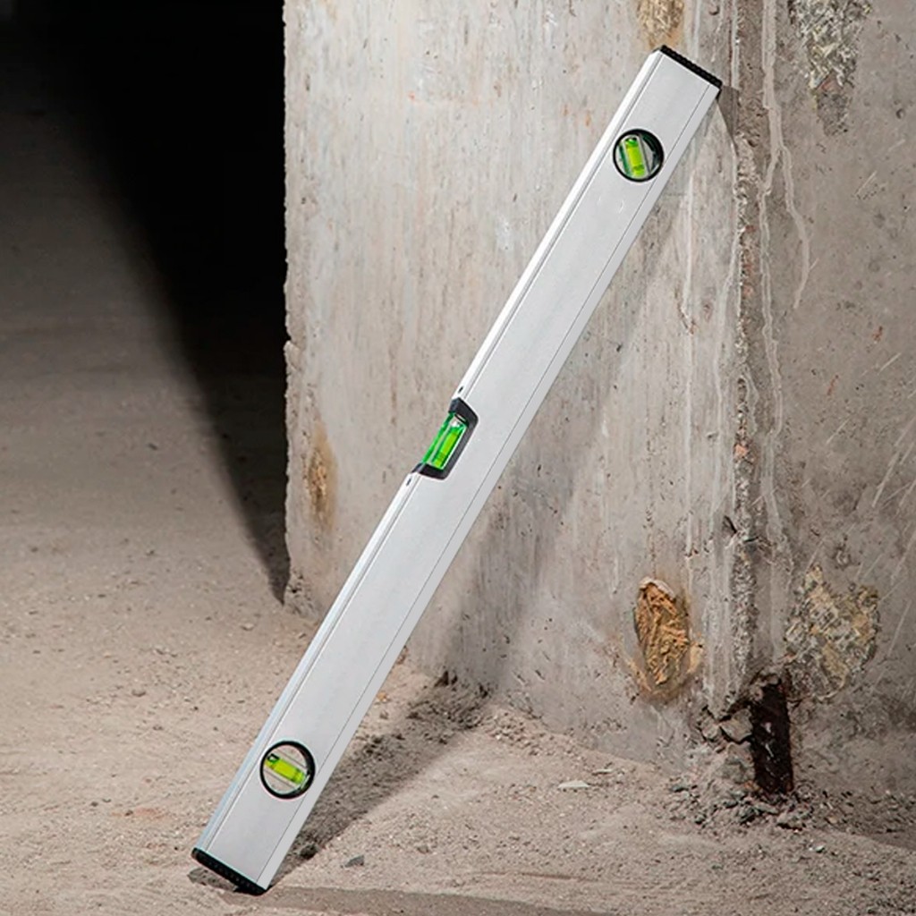 Nível De Mão 60cm Pedreiro Profissional ALUMINIO Abs Resistente 3 ...