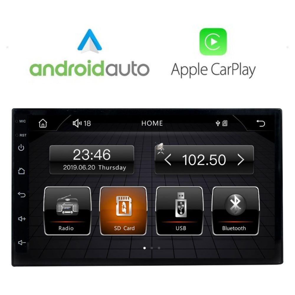 CENTRAL MULTIMIDIA MP5 7 POLEGADAS 2DIN EKITECH ANDROID AUTO E CARPLAY | Shopee Brasil