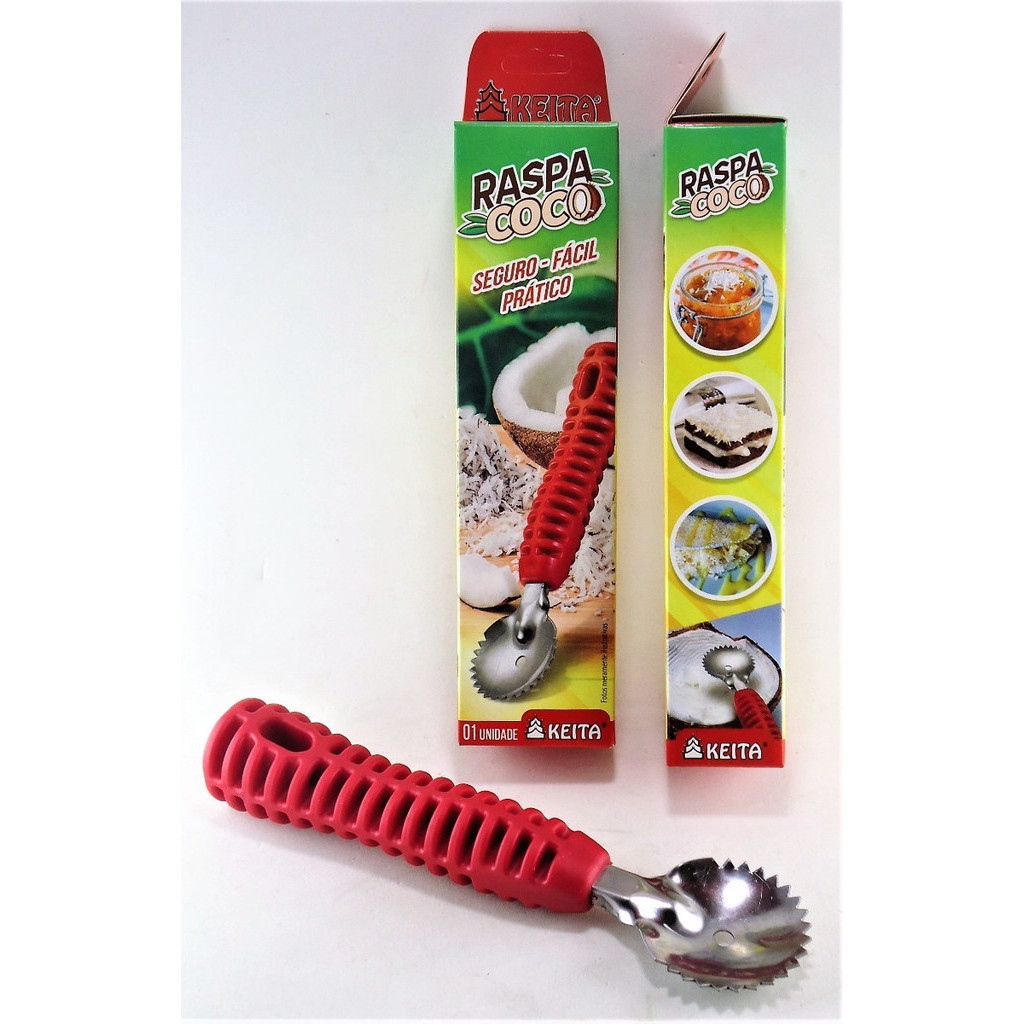 Raspa Coco Raspador De Inox Manual Com Cabo Reforçado | Shopee Brasil