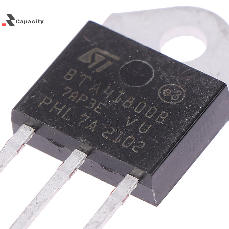 Capacidade 5pcs BTA41-800B BTA41800B BTA41 Triacs 40 Amp 800 Volt 40A 800V TO-3P Triac Nice ...