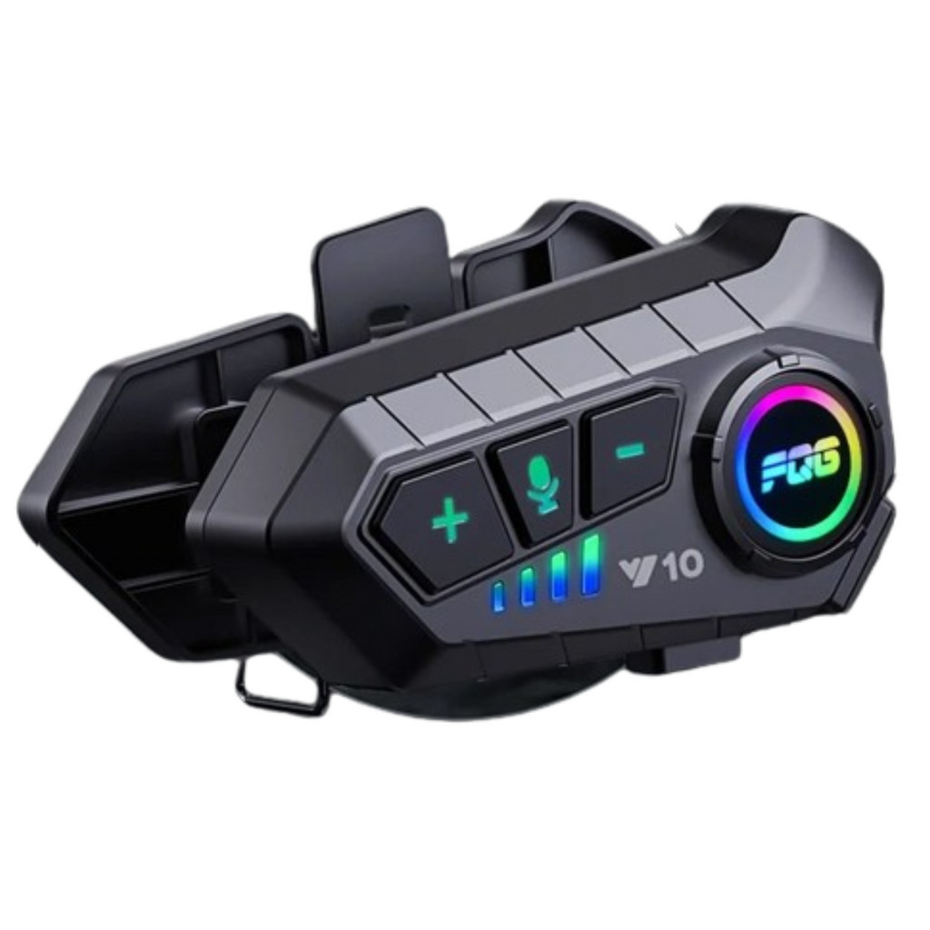 Intercomunicador Fone Bluetooth V10 Capacete Moto Motoqueiro | Shopee ...