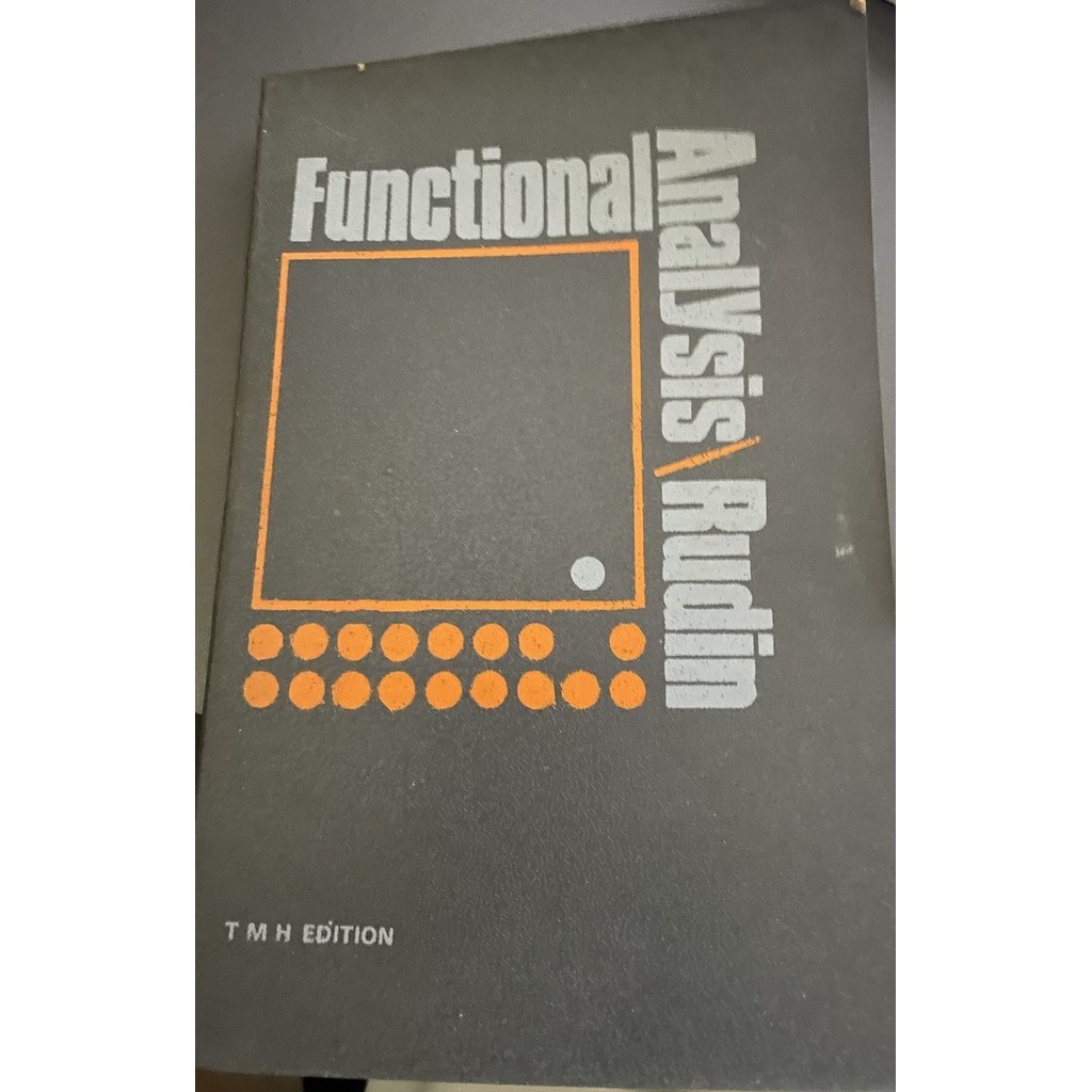Functional Analysis / Rudin de Walter Rudin | Shopee Brasil