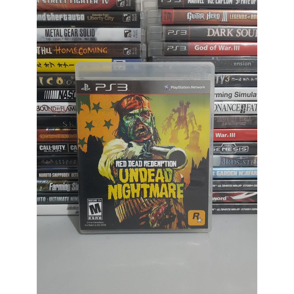 Red Dead Redemption Undead Nightmare - PS3 Midia Física | Shopee Brasil