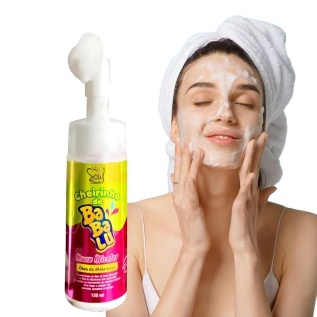 Kit Skin Care Mousse Babalu com Faixa e Esponja a Pronta Entrega ...
