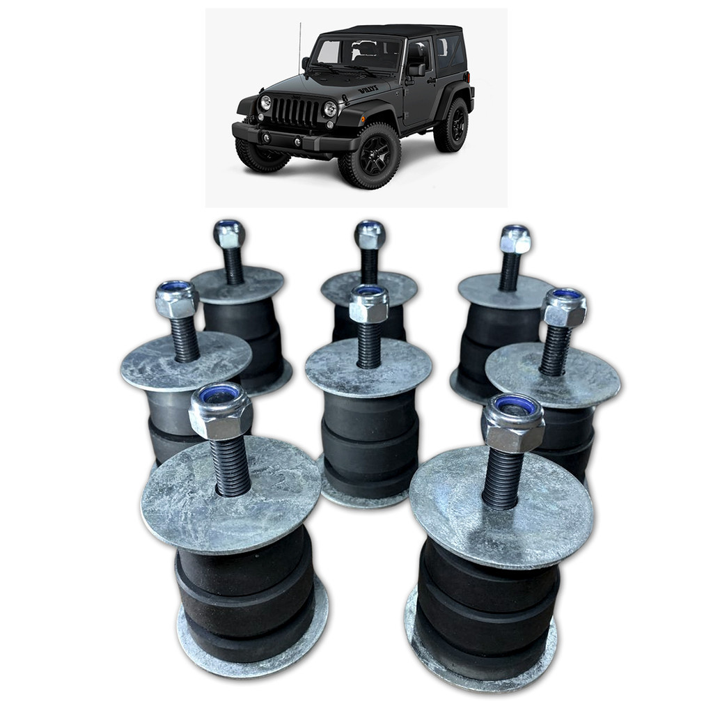 Jeep Willys Todos Kit Completo Coxim Cabine C/ Ferragens | Shopee Brasil