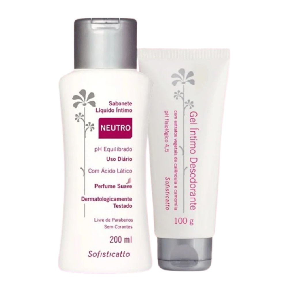 kit Sabonete intimo feminino + Gel Intimo Neutro Sofisticatto | Shopee ...