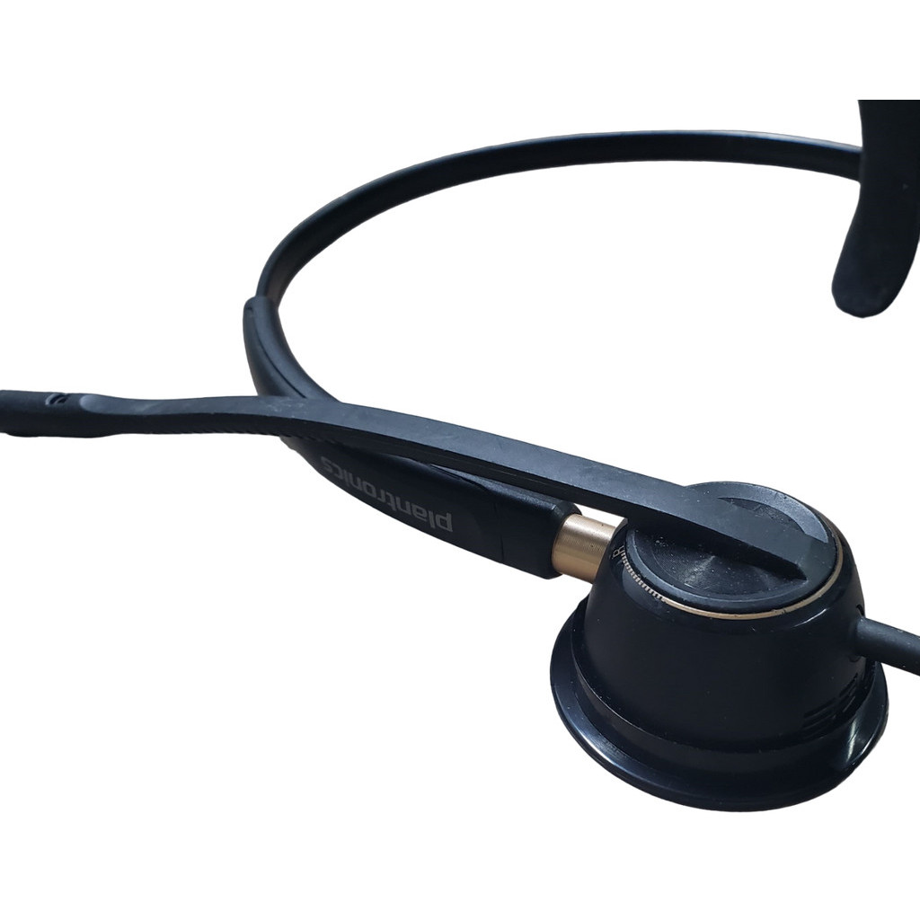 Fone headset com Adaptador com esponja Hw510 Plantronics home office ...