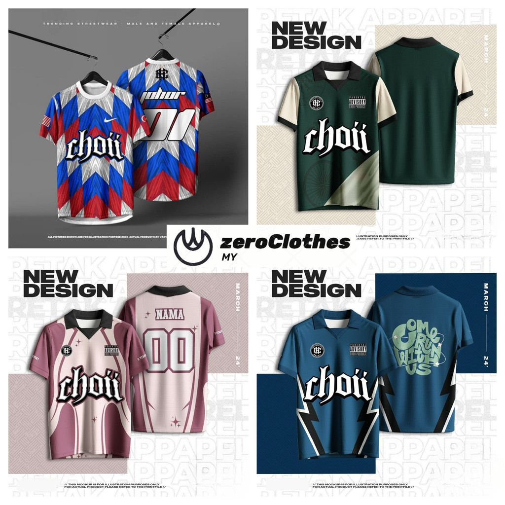 Camisa Retrô Baju Lelaki Jersey Viral Raya 2024 CHOII Camiseta Retro ...