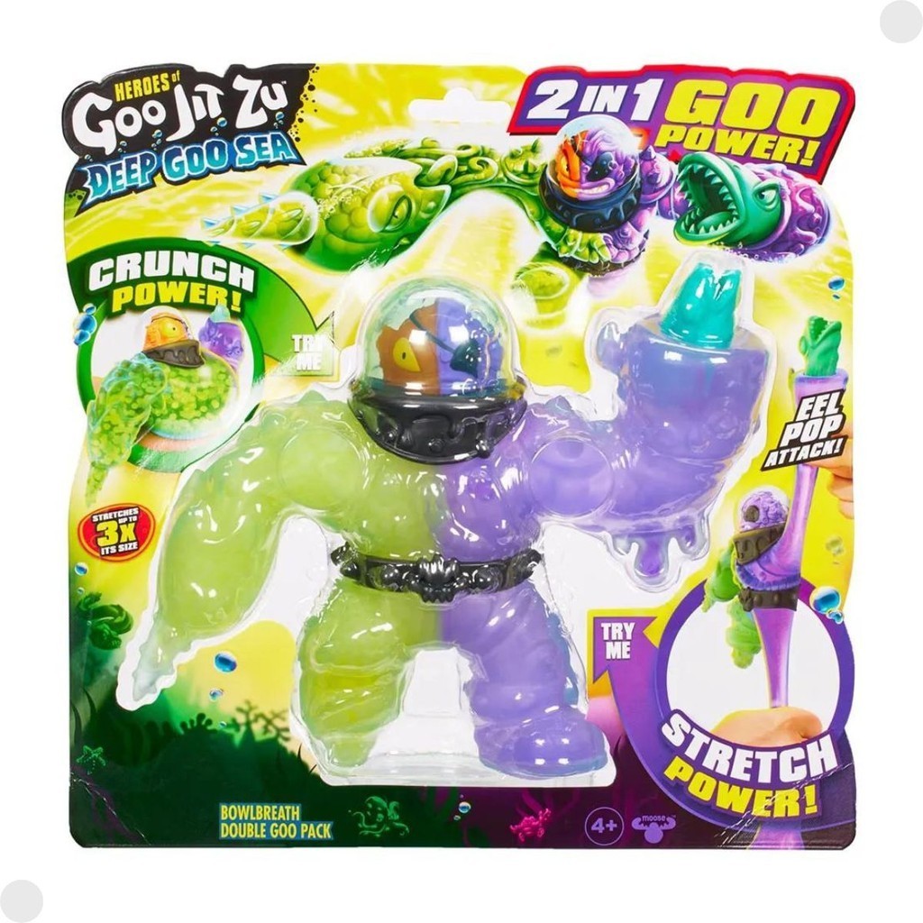 Boneco Heroes of Goo Jit Zu Deep Goo Sea Bowlbreath 03658B - Sunny ...