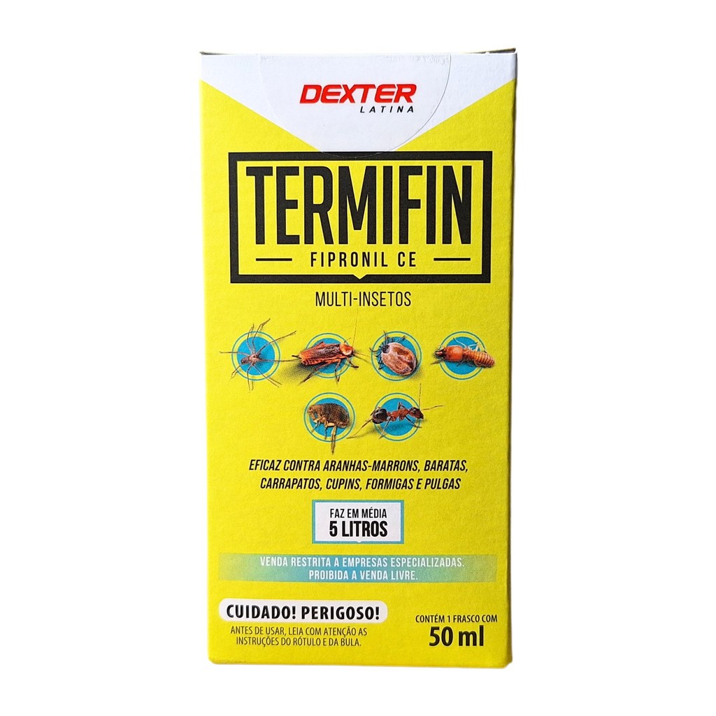 Termifin Fipronil CE Multi-insetos 50 ml Inseticida Barata Pulgas ...