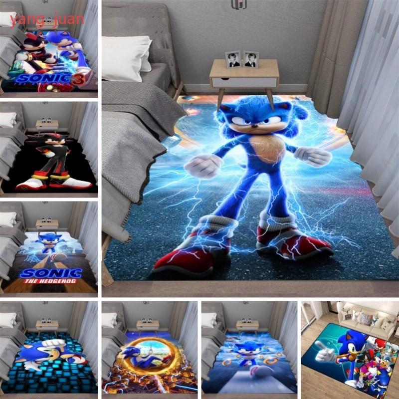 Sonic the Hedgehog Cartoon Tapete Sala De Estar Sofá Jogo Quarto ...