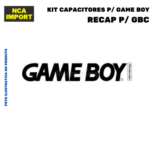 Kit Capacitores p/ Game Boy GBC Color Recap | Shopee Brasil