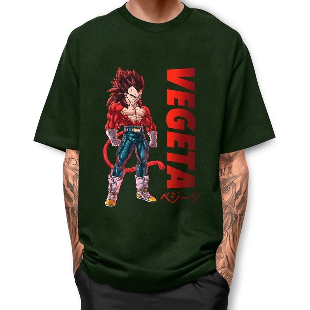 Camiseta Básica Vegeta Ssj4 100% Algodão Camisa GPJ2 | Shopee Brasil