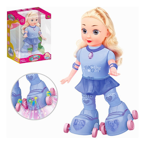 Boneca Amy Patinadora Anda Canta Dança com Luzes | Shopee Brasil