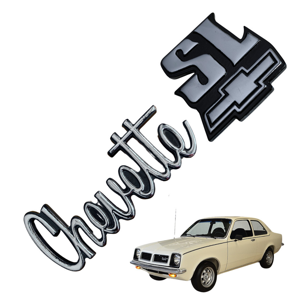 Kit Emblema Chevette SL Painel Traseiro 73 75 76 77 78 79 | Shopee Brasil