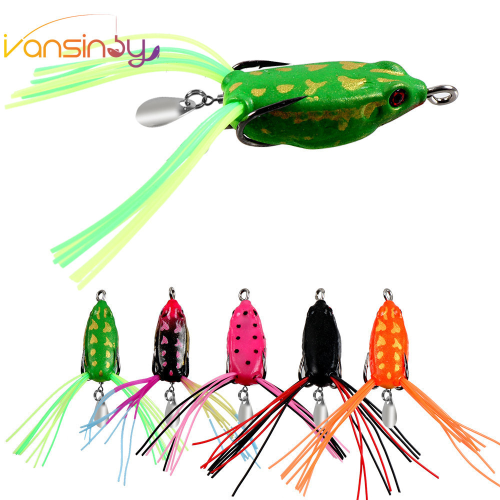 Umpan Katak Pancing 3.5 Cm/4.7g Isca De Sapo Macio Mini Macia Ganchos ...