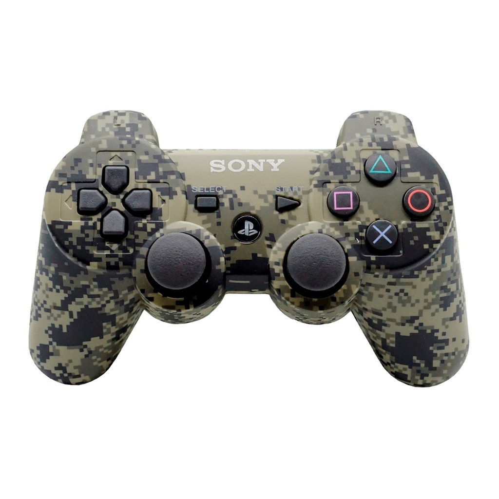 Controle Joystick Compatível PS3 Play Game Army Brown | Shopee Brasil