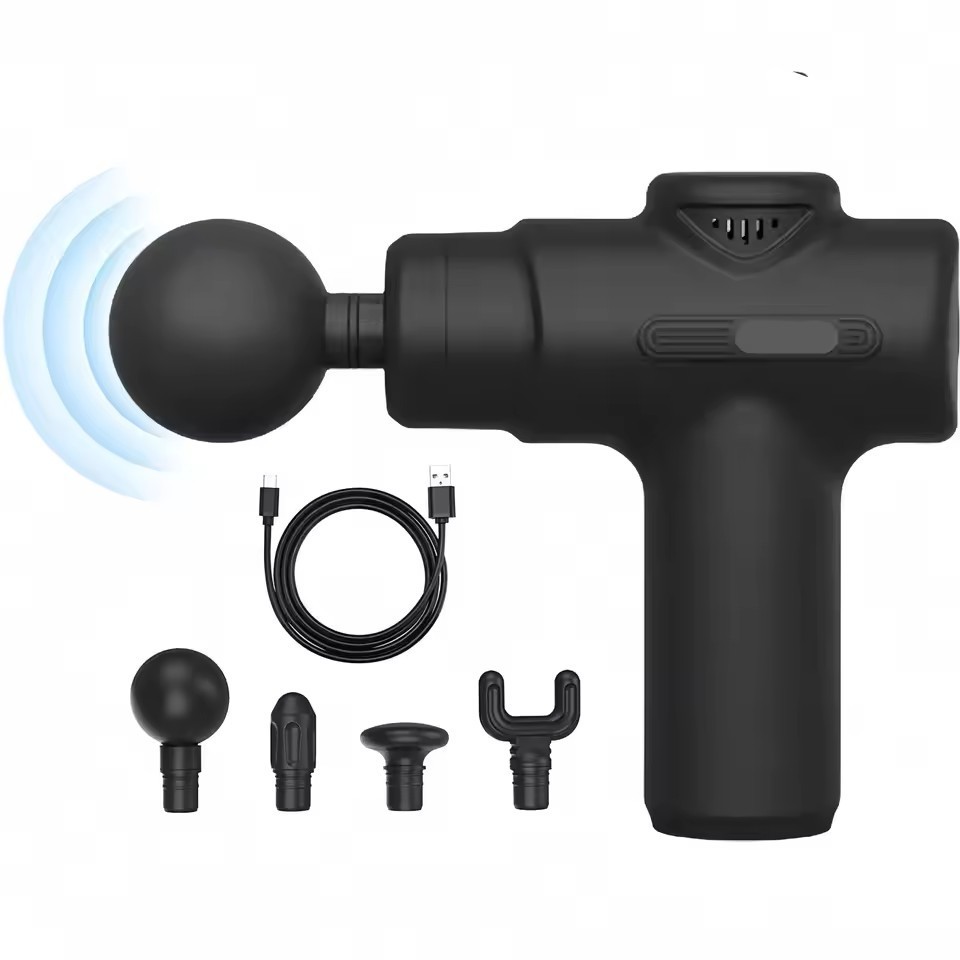 Pistola De Massagem Muscular Massageadora Elétrica Profissional De Alta Frequência | Shopee Brasil
