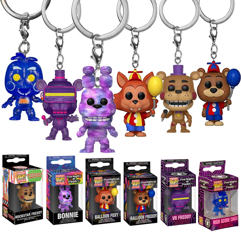 Funko Five Nights At Freddy's Pop FNAF Keychain Freddy Bonnie Foxy ...