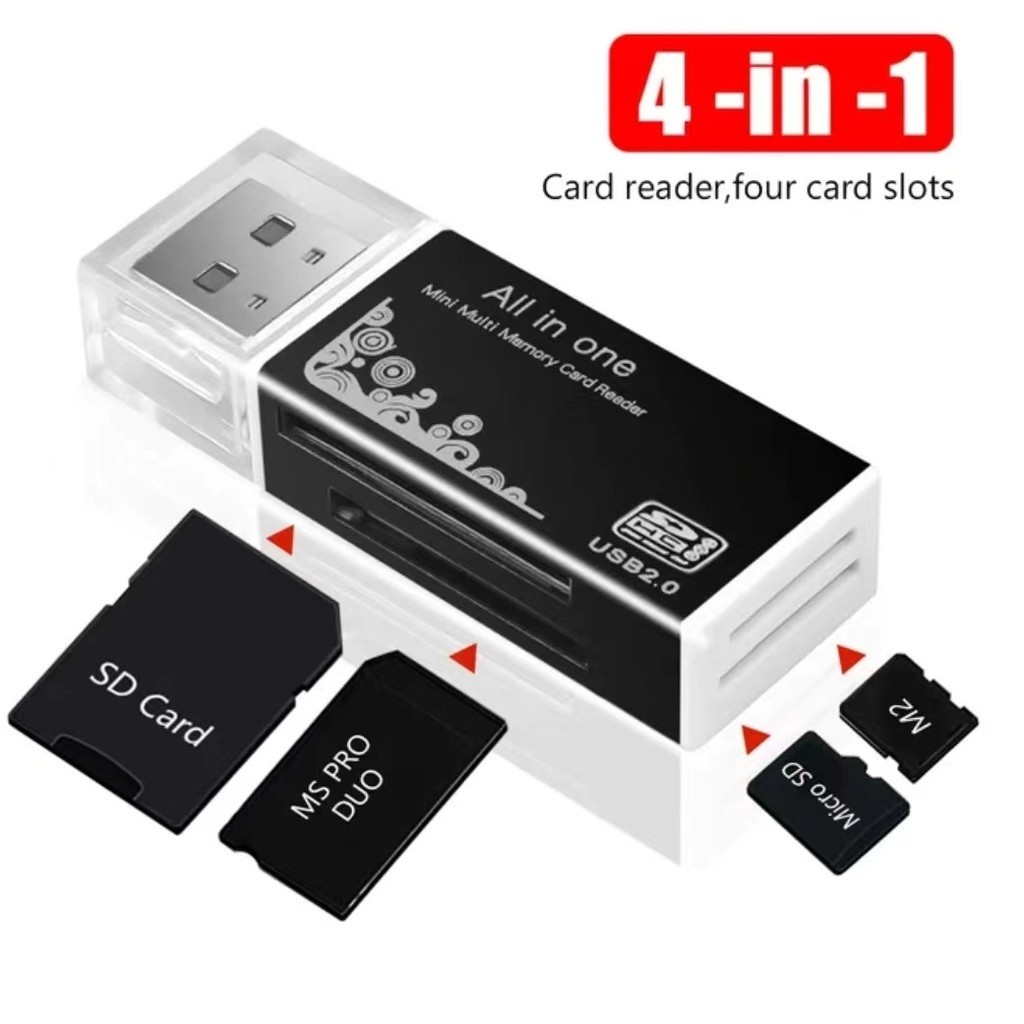 Adaptador USB OTG Para Cartão De Memória Sony Memory Stick Pro Duo SD TF MS M2 Multi Card Plug ...