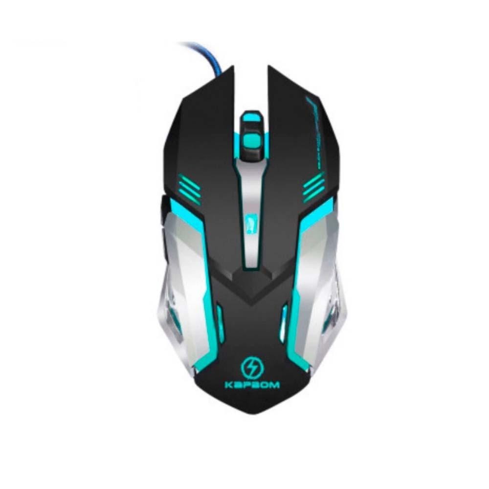 Mouse Gamer KA-616 2400dpi RGB Led Usb Para jogos KAPBOM | Shopee Brasil