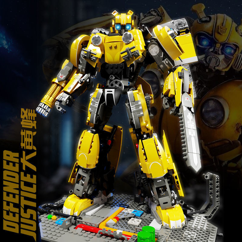 Compatível com os blocos de construção Lego Transformadores Bumblebee ...