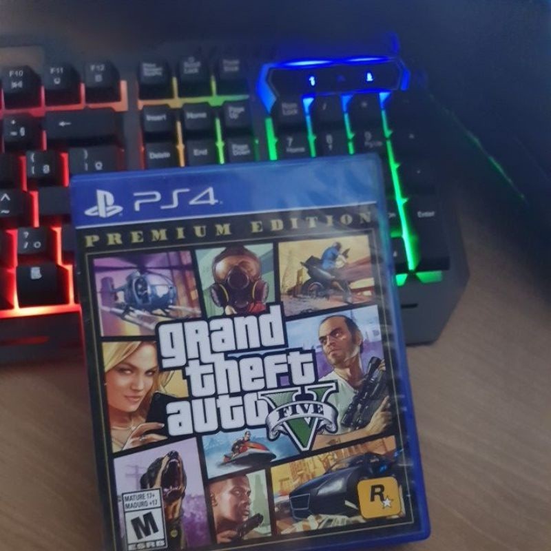 gta v premium edition ps4 | Shopee Brasil