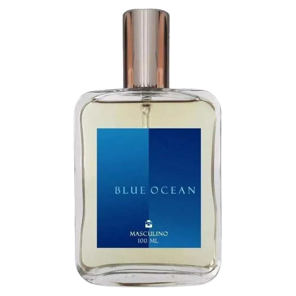 Perfume Blue Ocean 100ml - Masculino Aquático Refrescante | Shopee Brasil