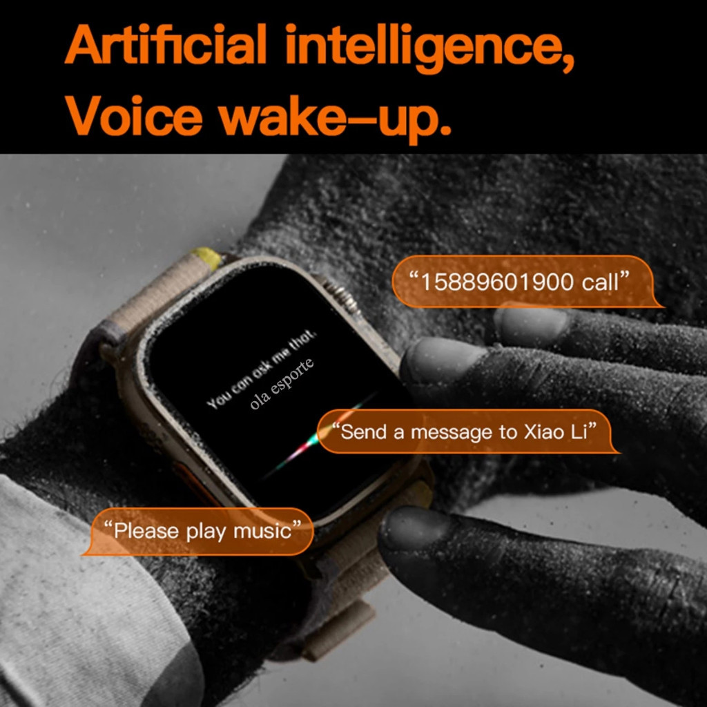 2024 Nova Série 8 Relógio ultra Smart Sport Watch Sem Fio À Prova D ...