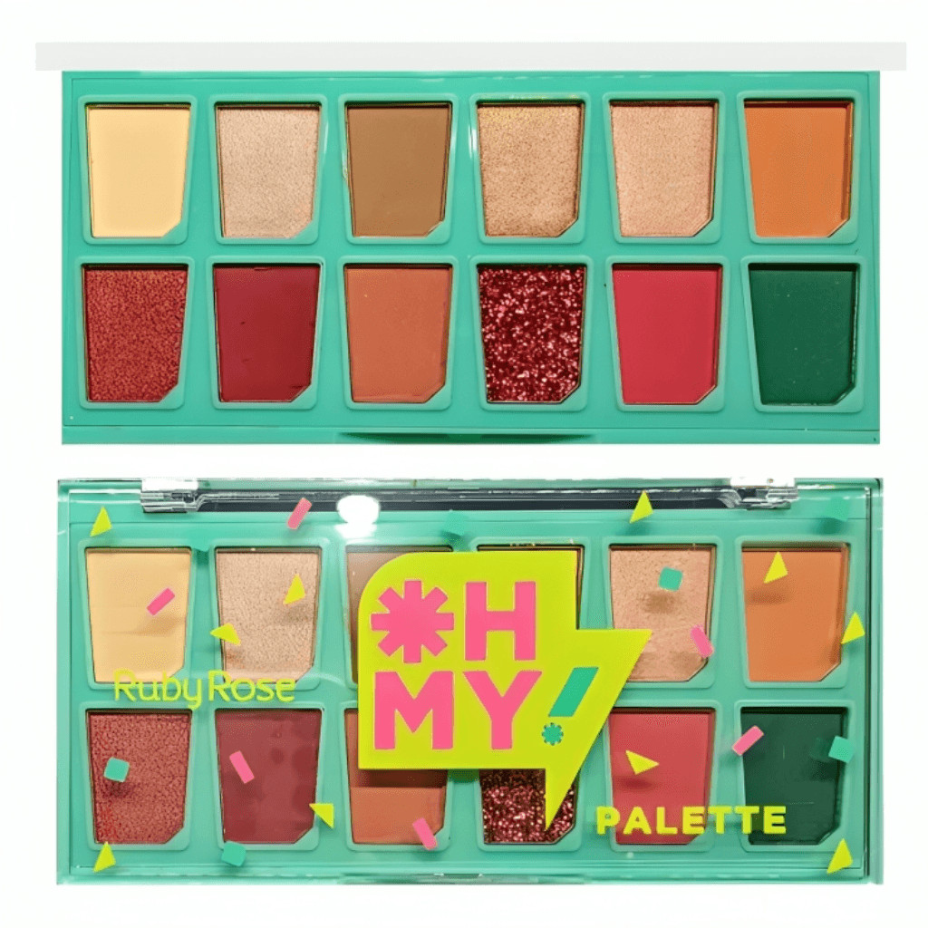 PALETA DE SOMBRA OH MY RUBY ROSE | Shopee Brasil