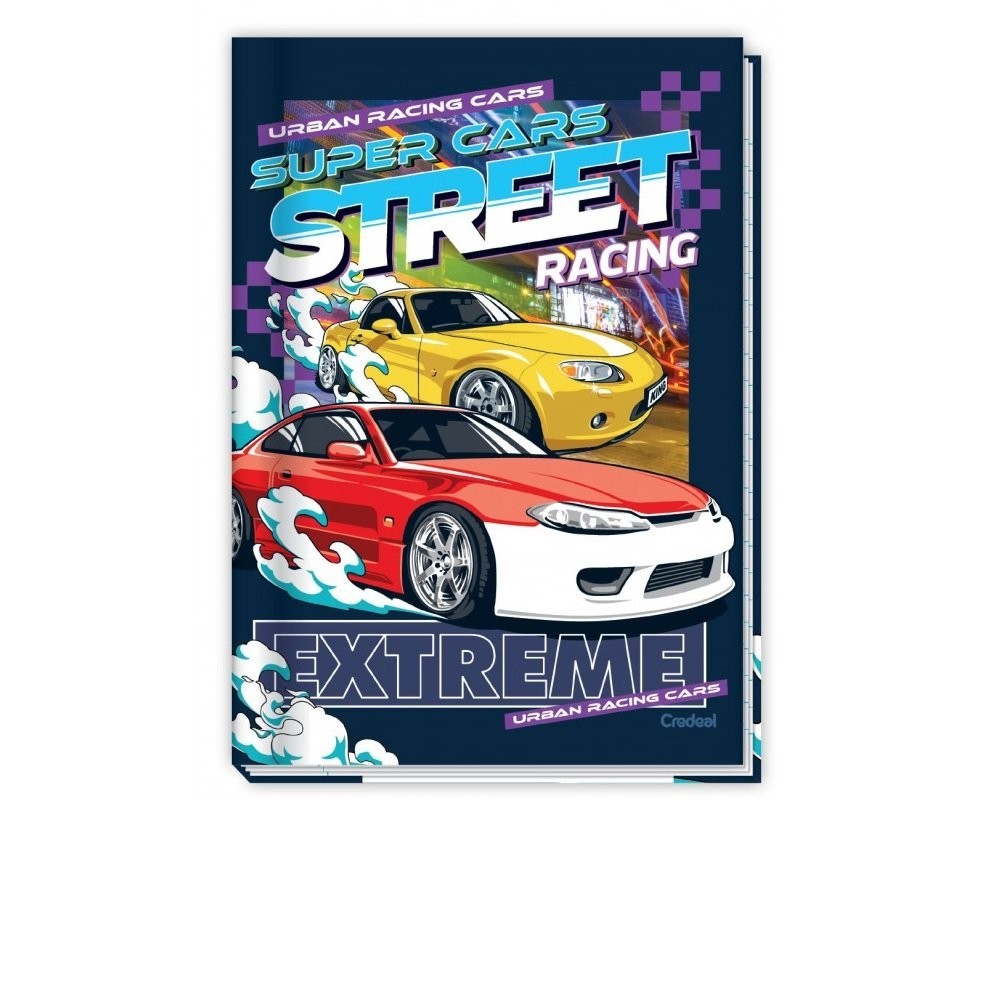 Caderno Brochura Caligrafia Super Cars 40 Folhas Credeal | Shopee Brasil