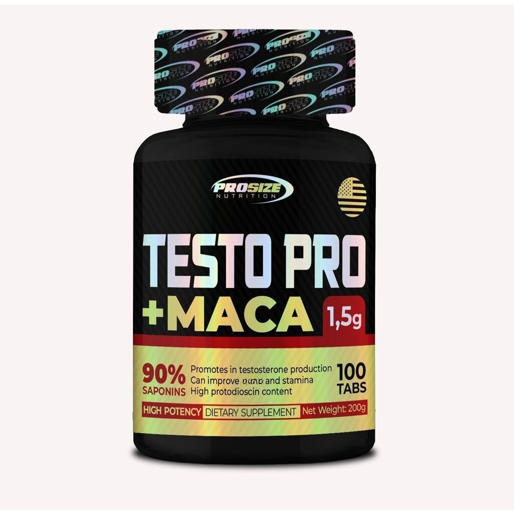 Testo Pro + Maca 100tabs Pro Size | Shopee Brasil