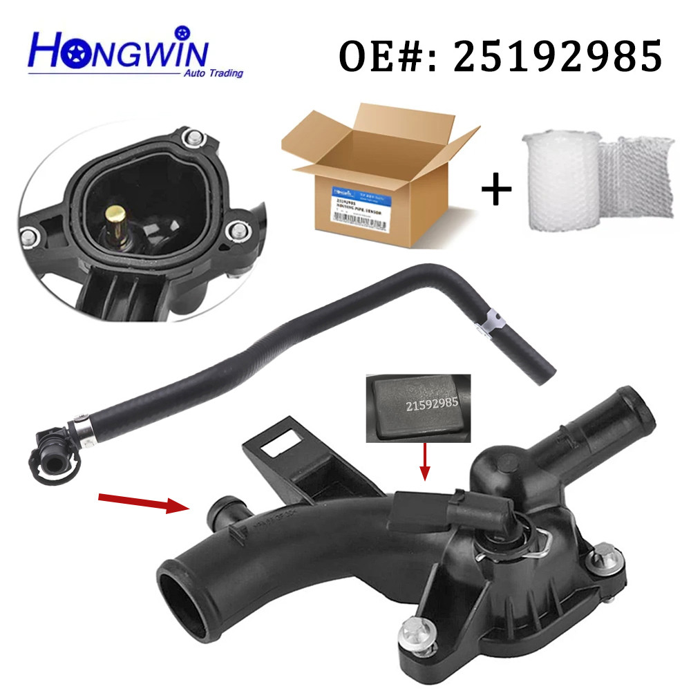 Sensor De Refrigeração Da Caixa + Conector De Água 25192985 Para Opel ...