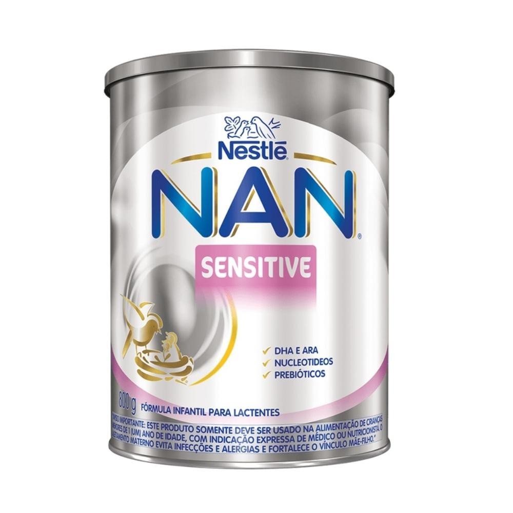 Fórmula Infantil Nestlé Nan Sensitive 800g 0 a 6 Meses | Shopee Brasil