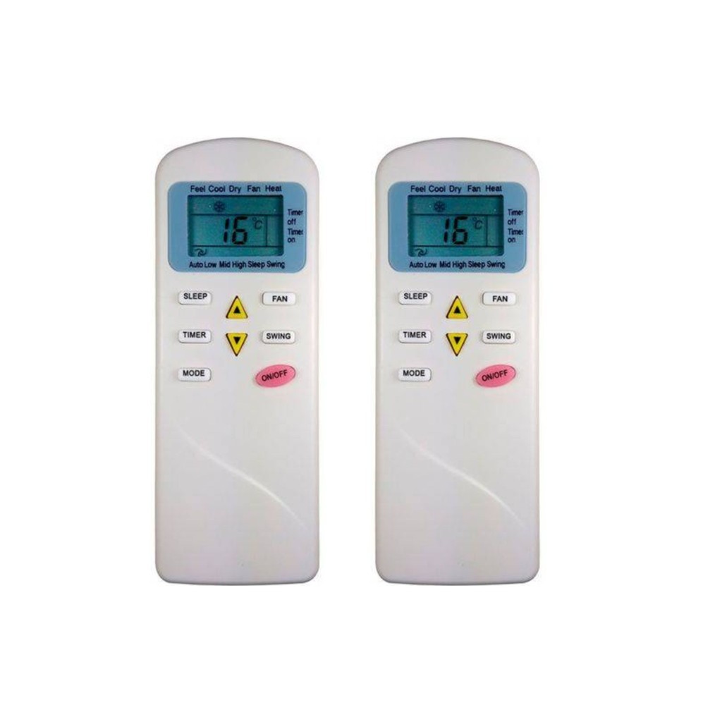Kit C/ 2 Controle Ar Condicionado Elgin Split Compact Window | Shopee ...