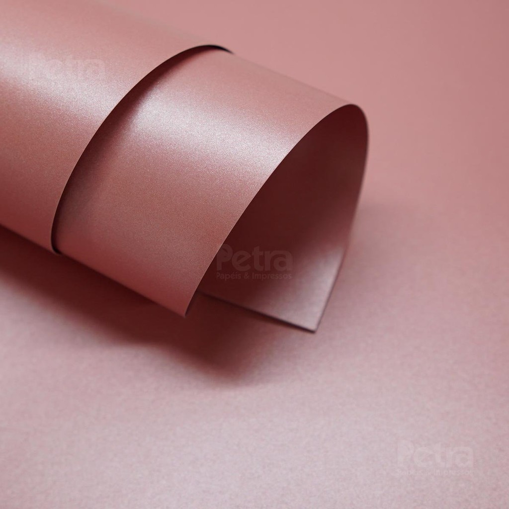 Papel Perolado Rosa Quartz - 48x66cm 180g/m² - 25 folhas | Shopee Brasil