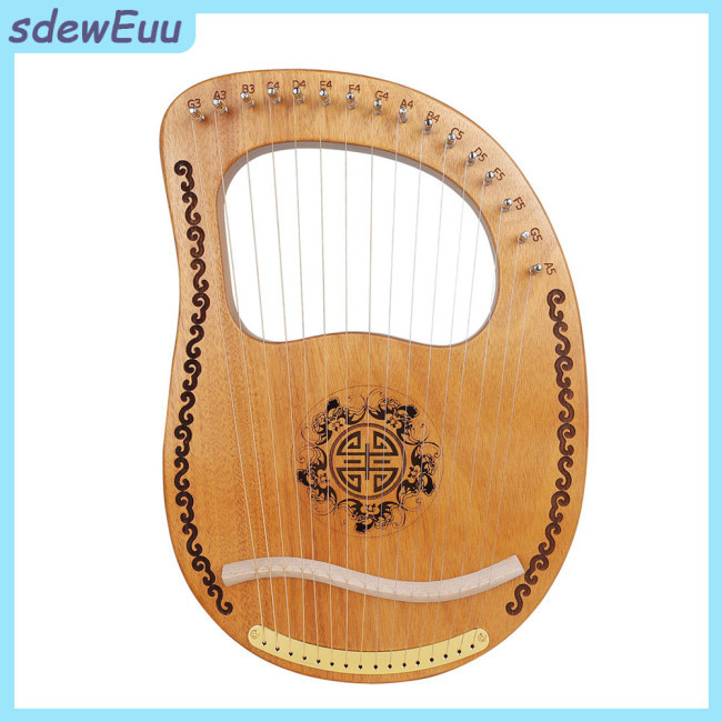 Wi Harpa De Madeira De 16 Cordas Tons Lira Portátil Instrumento Musical ...