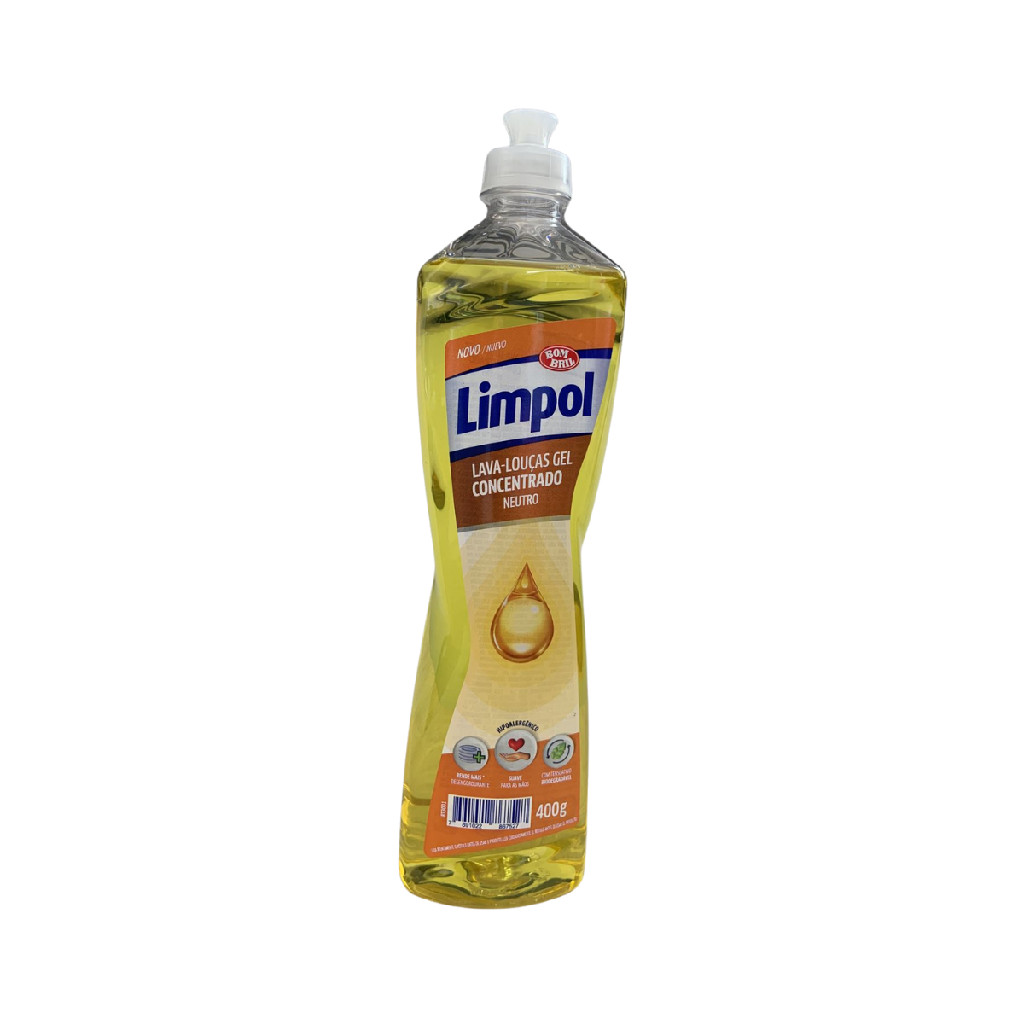 Detergente Concentrado Gel Neutro Limpol Bombril 400G | Shopee Brasil