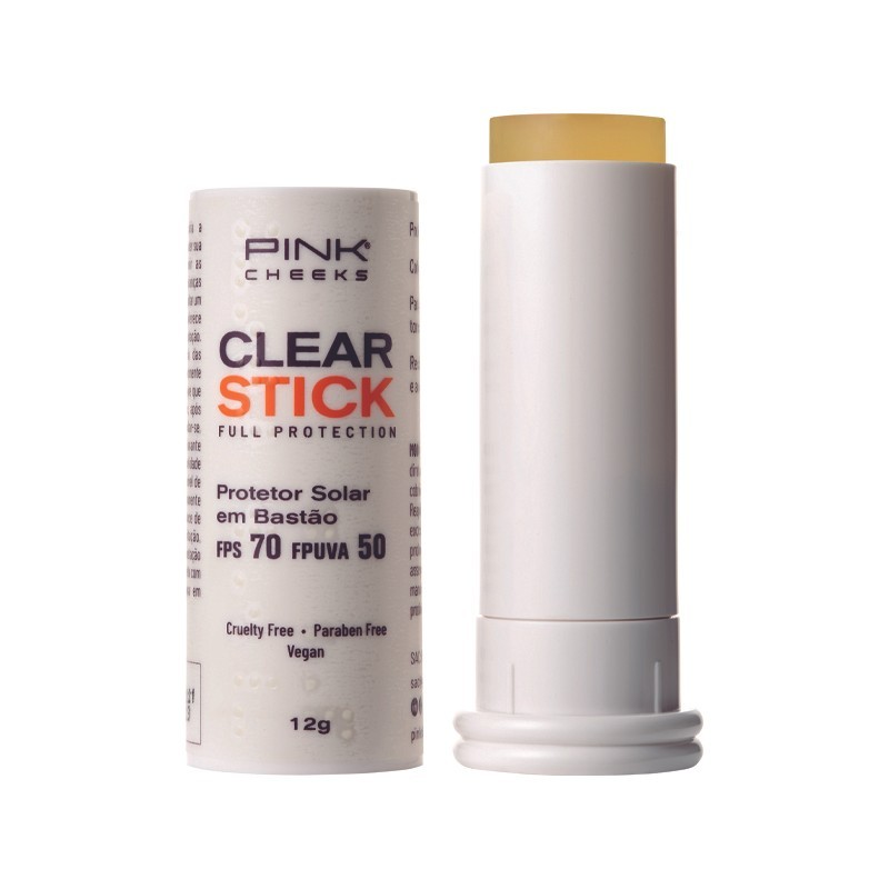 Clear Stick protetor transparente FPS70 FPUVA50 12g | Shopee Brasil