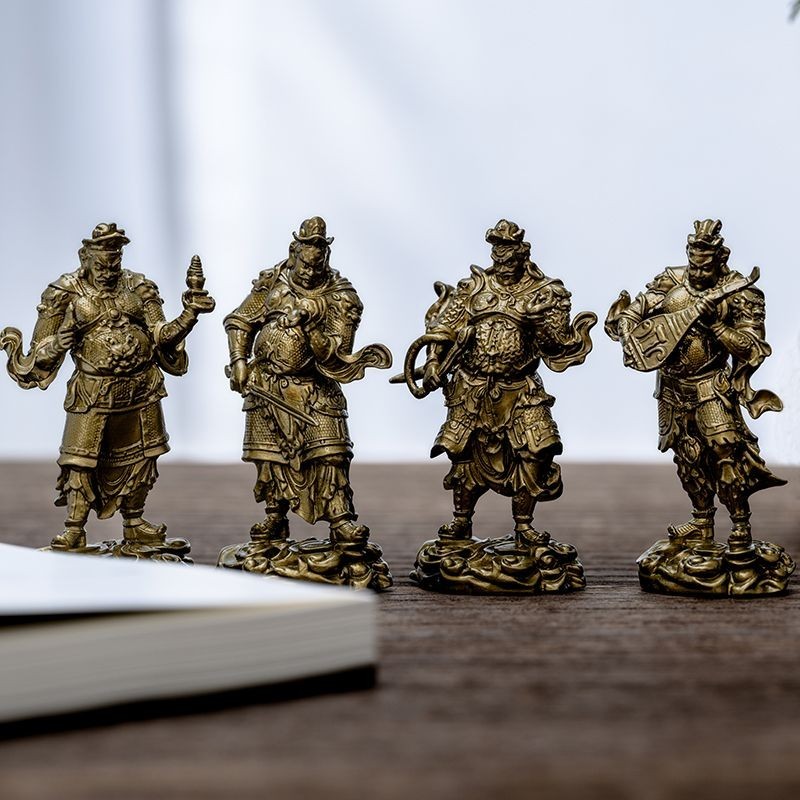 [Buddha Gate Acompanhando a Pequena Estátua de Dharma Mais Wen Guangmu ...