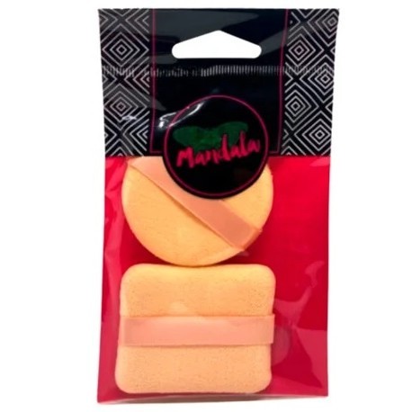 KIT 2 ESPONJAS PARA PÓ MANDALA FP086 | Shopee Brasil