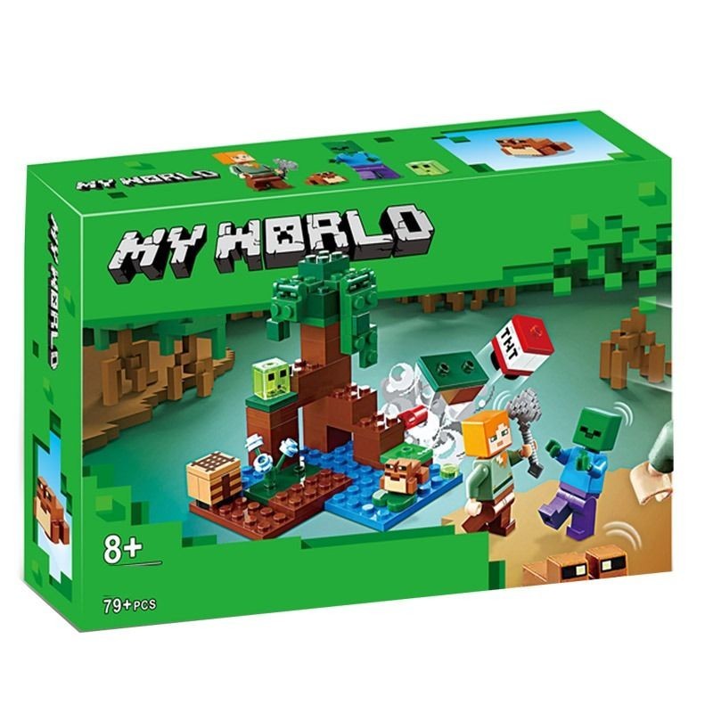 Compatível com Lego Minecraft 21240 Swamp Adventure's Educational ...