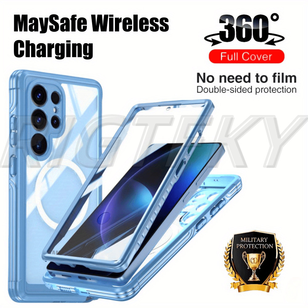 360 Corpo Inteiro Protetor À Prova De Choque Armadura Caso De Telefone Para Samsung Galaxy S25 ...