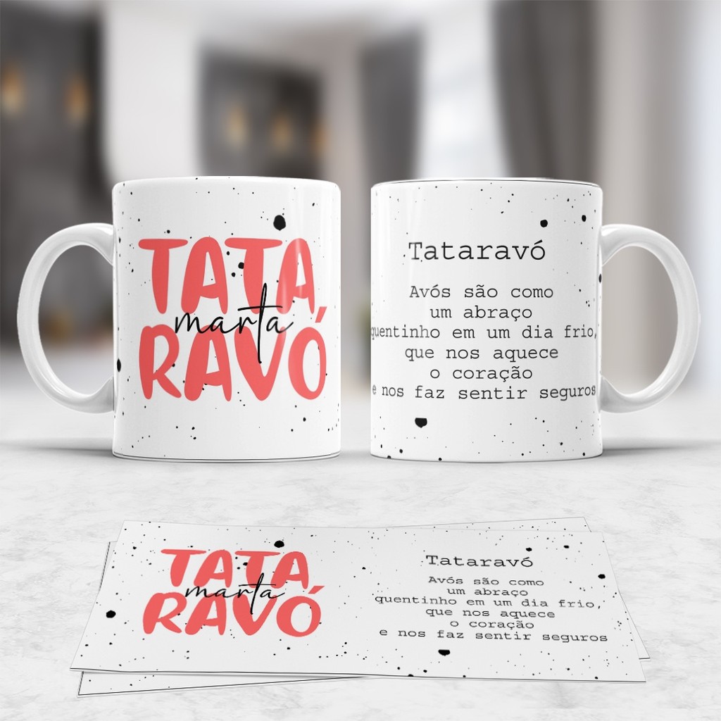 Caneca Personalizada Para Tataravó Com Nome | Shopee Brasil