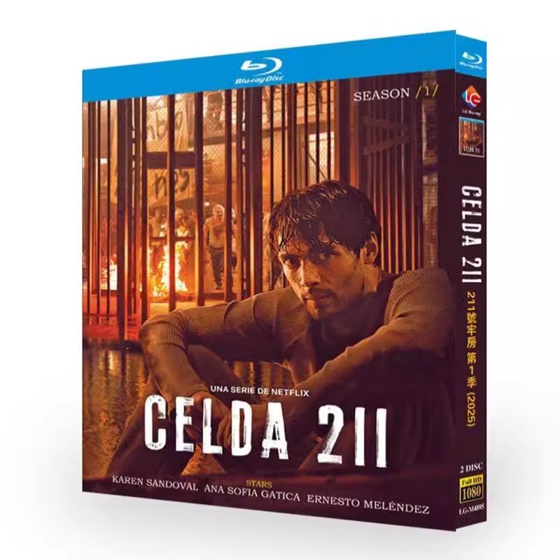 Disco Blu-ray drama Mexicano Celda 211 Temporada 1 (2025) 2BD H034 | Shopee Brasil