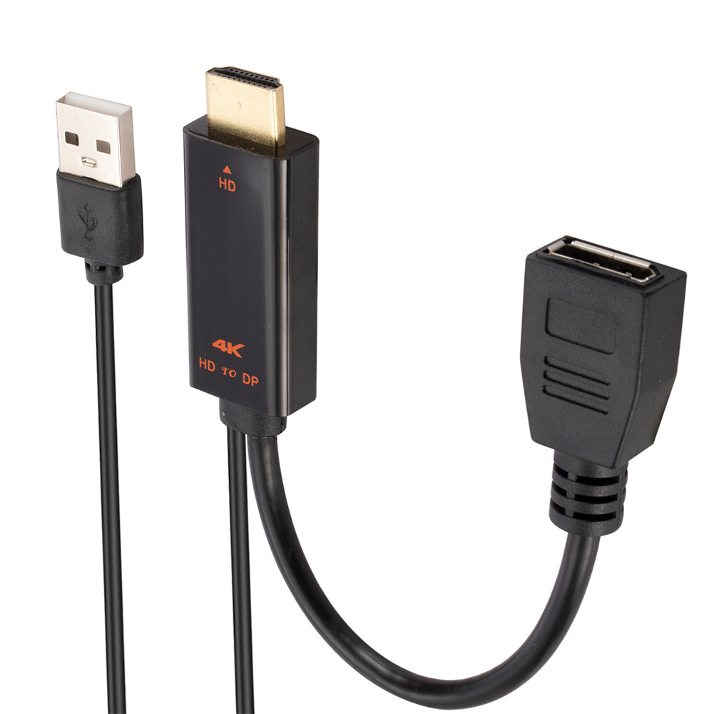 ~ HDMI Compatível Com Cabo DisplayPort 4K @ 60Hz 2K 120Hz De ...