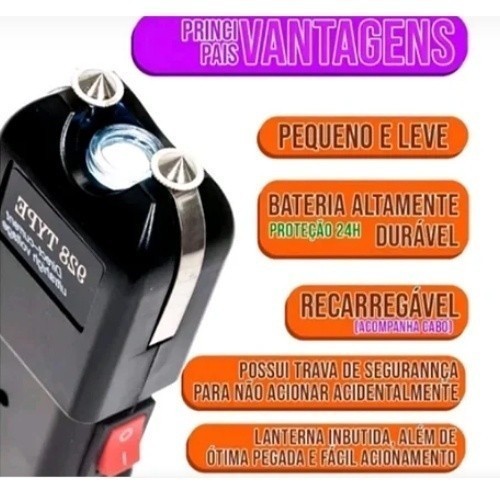 novo Novidade Lanterna com Teser Iluminação Prática e Segurança ...