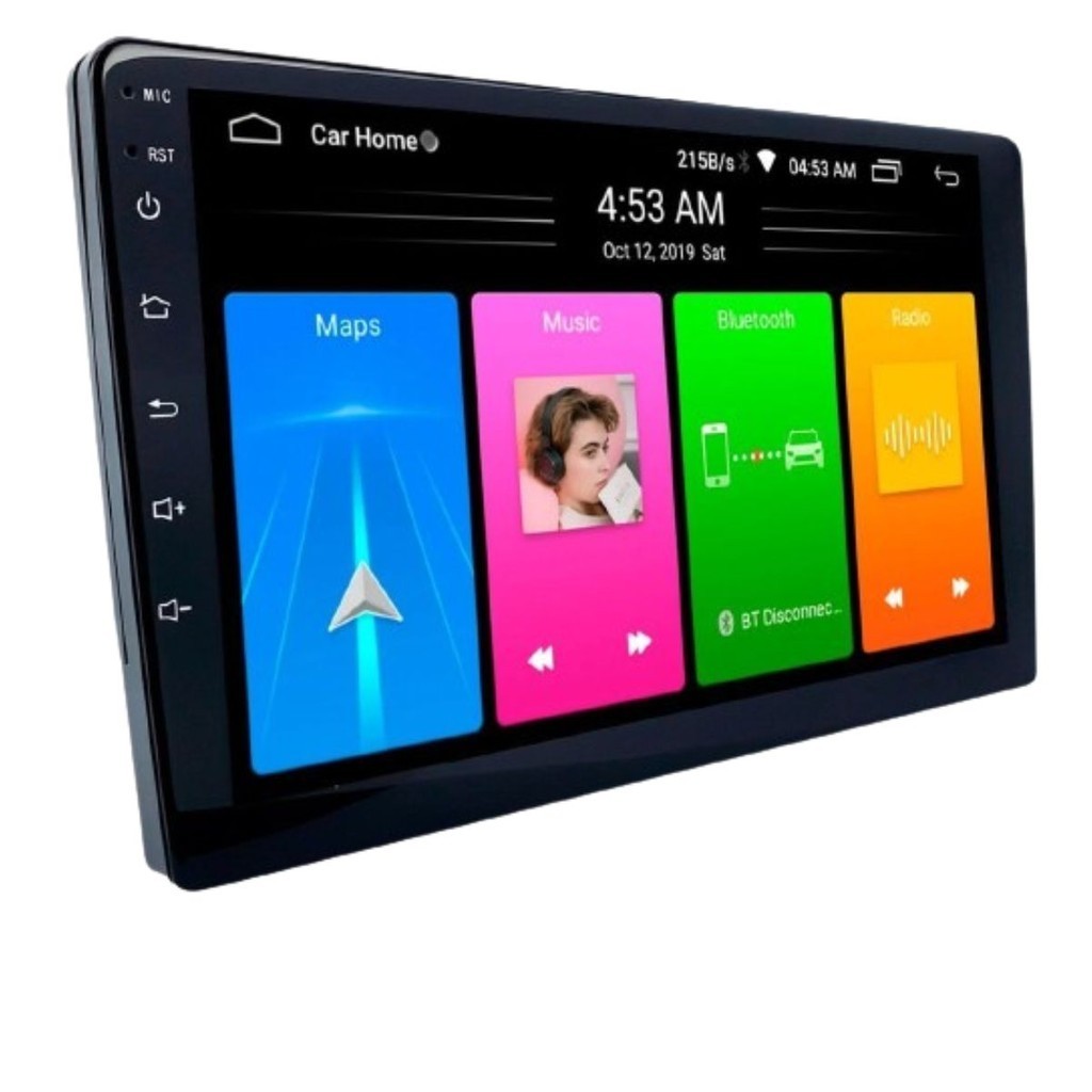 CENTRAL MULTIMIDIA SLIM 9" POL ANDROID ESPELHAMENTO SEM FIO GPS BLUETOOTH USB | Shopee Brasil