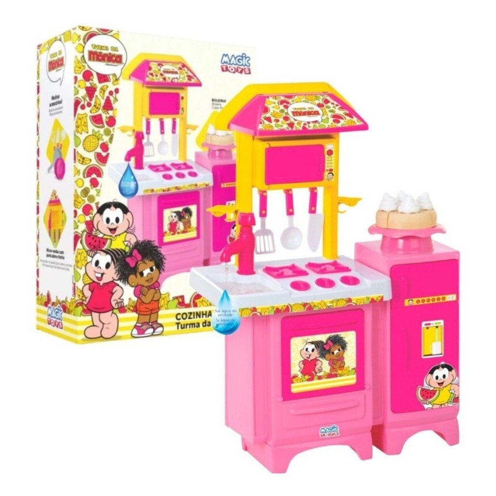 Cozinha Infantil Magic Toys Turma Da Monica C/ Geladeira | Shopee Brasil